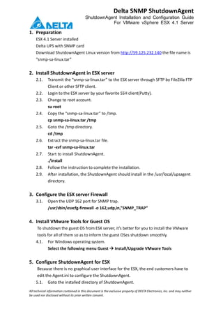 Shutdown agent for_v_mware_esx | PDF