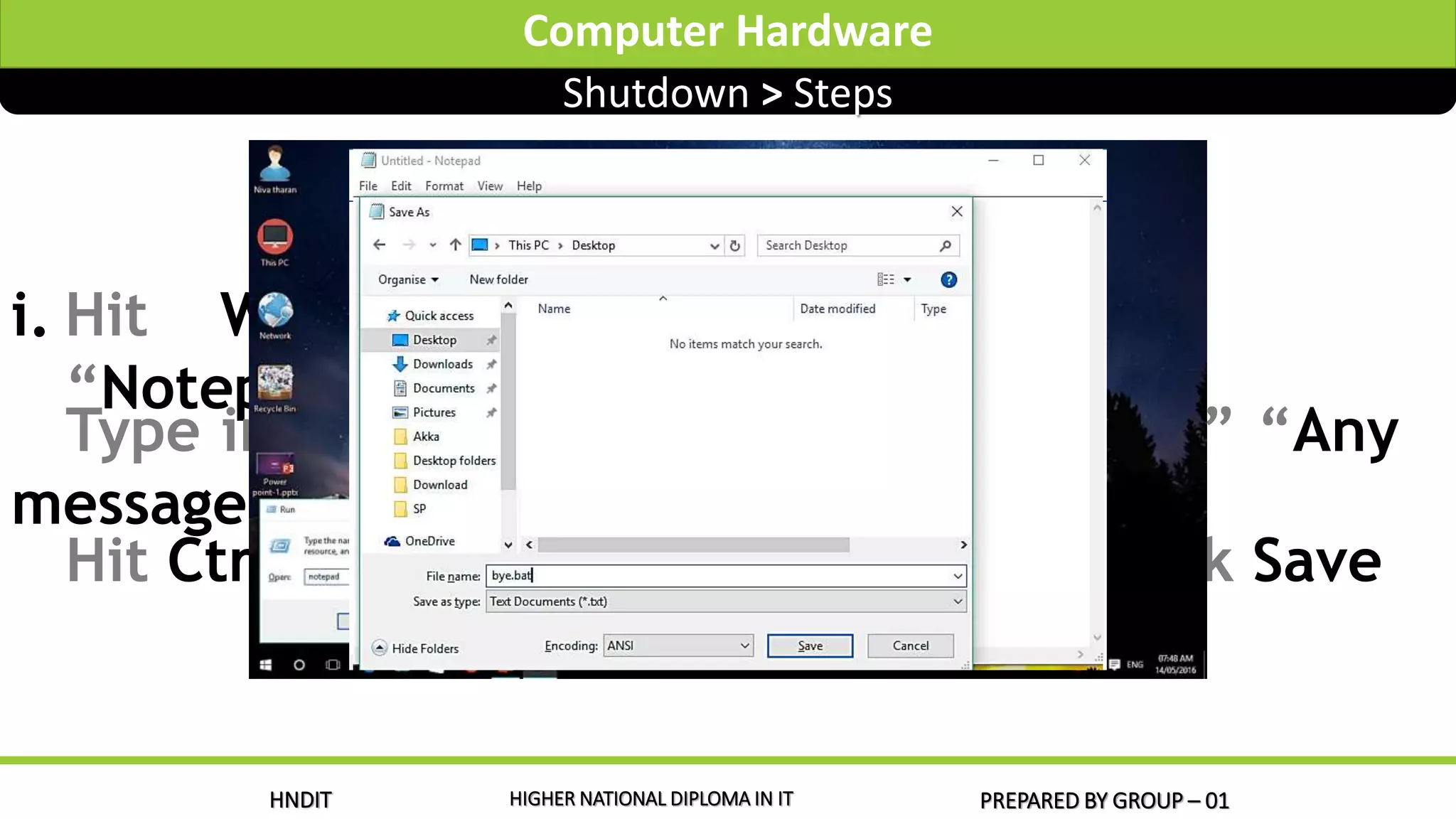 Shutdown computer Tricks | PPTX