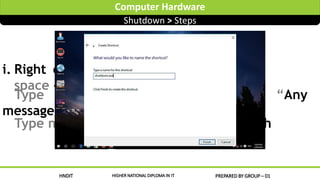 Shutdown computer Tricks | PPTX