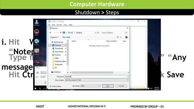 Shutdown Computer Tricks Pptx Operating Systems Computer Software