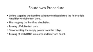 Shutdown Procedure for RTDS simulator.pptx