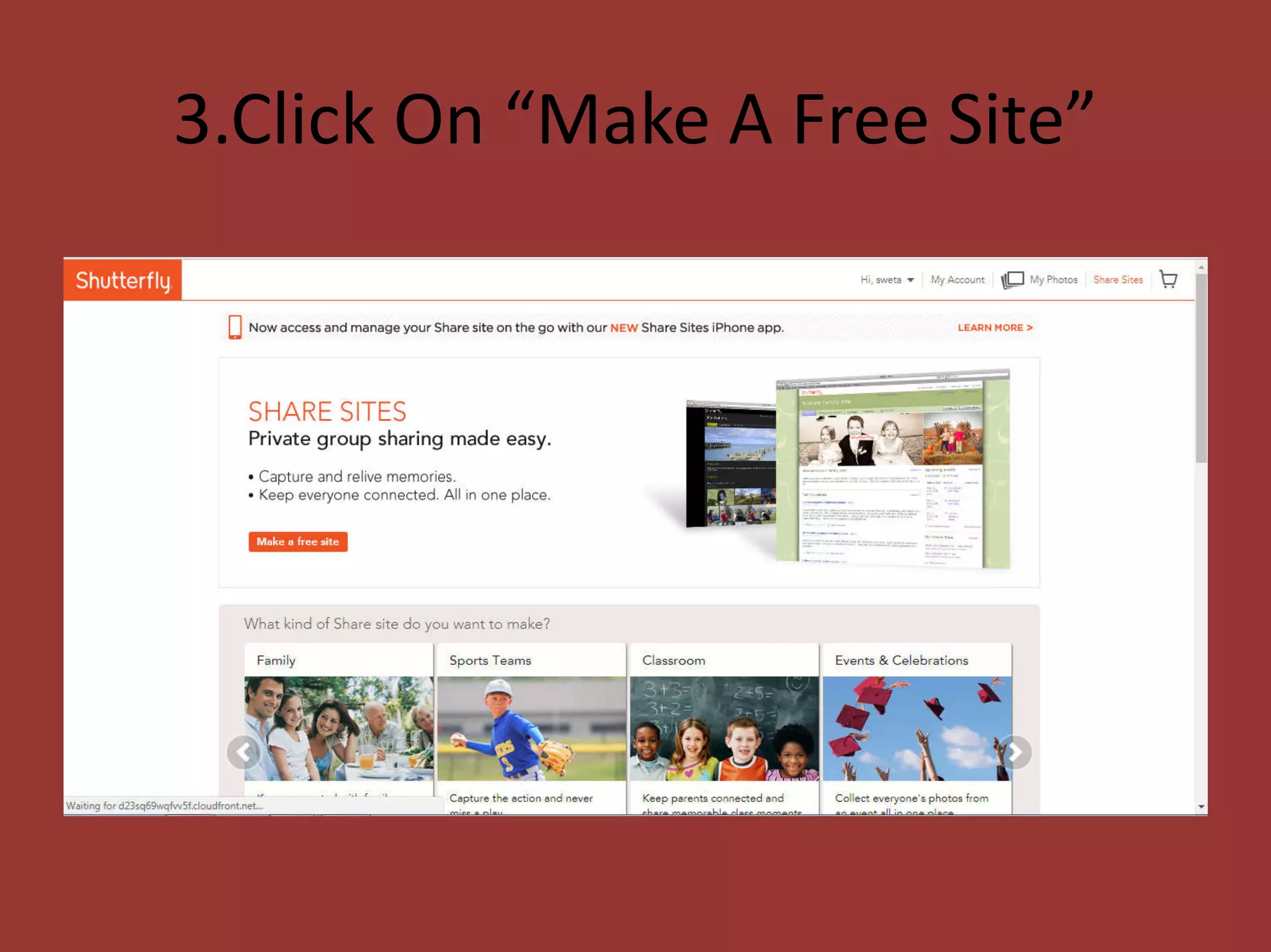 Shutterfly share sites | PDF
