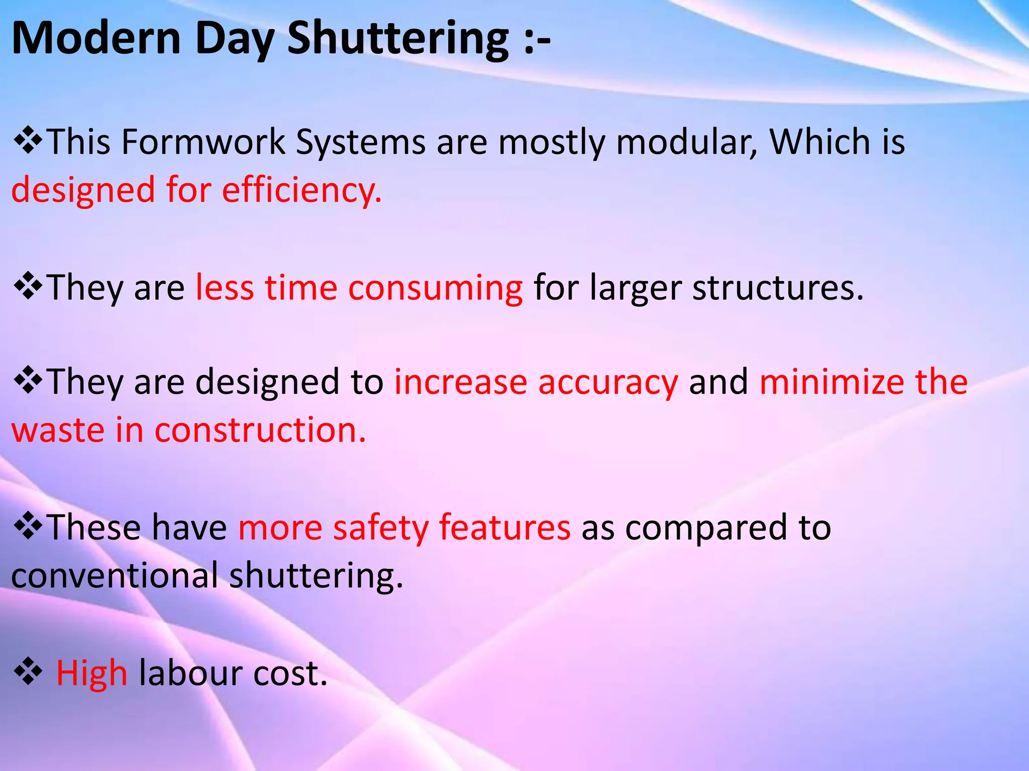 Shuttering PPT.pptx | Woodworking | Arts and Crafts