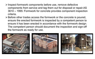 Shuttering (Formwork) | PPTX
