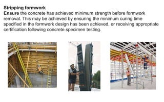 Shuttering (Formwork) | PPTX