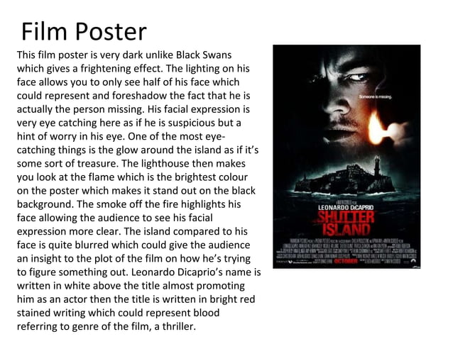 Shutter island Textual Analysis | PPT