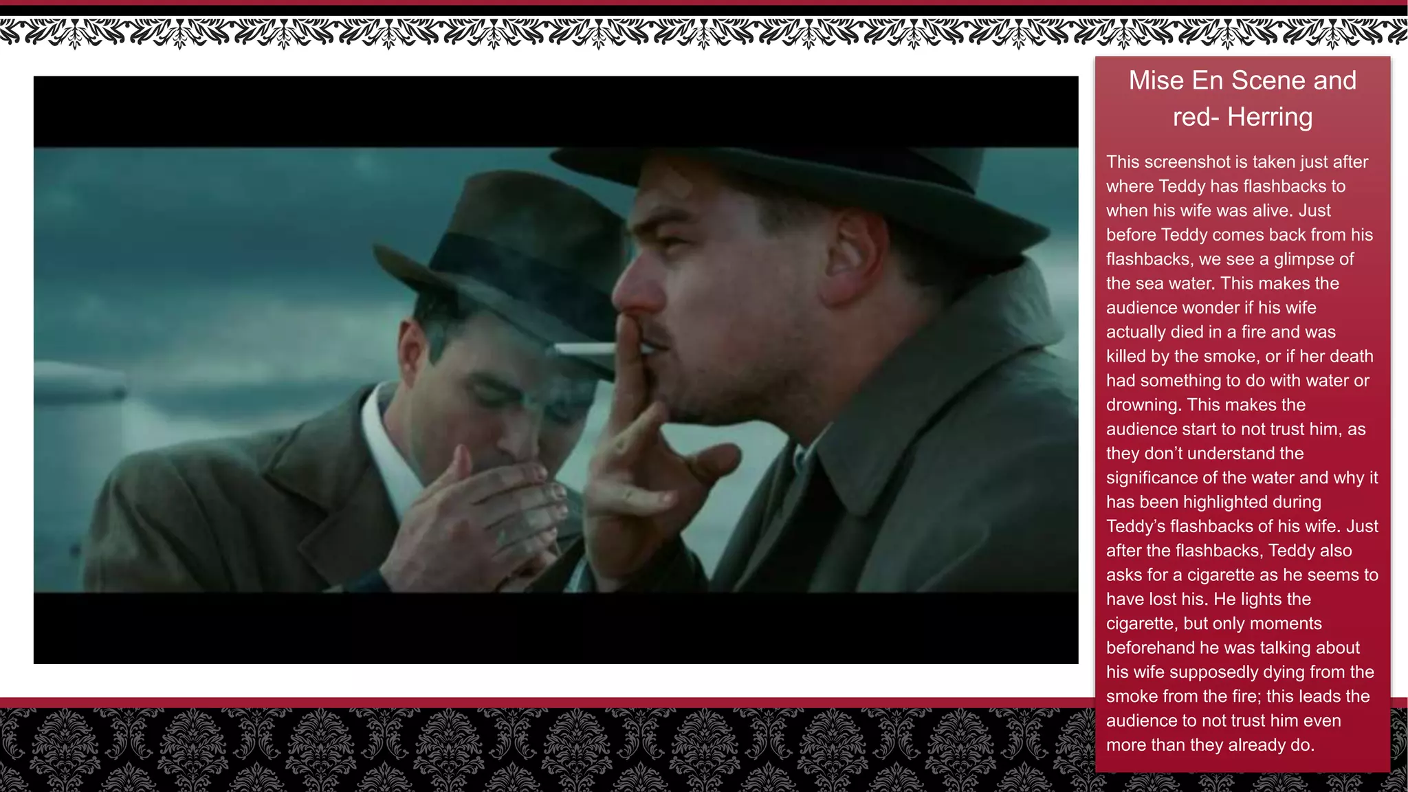 Shutter Island - Opening 10minute Analysis | PPTX