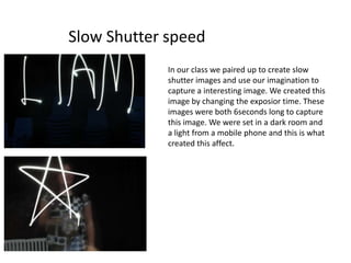 Shutter speed | PPT