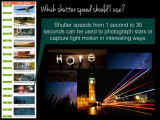 Shutter Speed | PDF