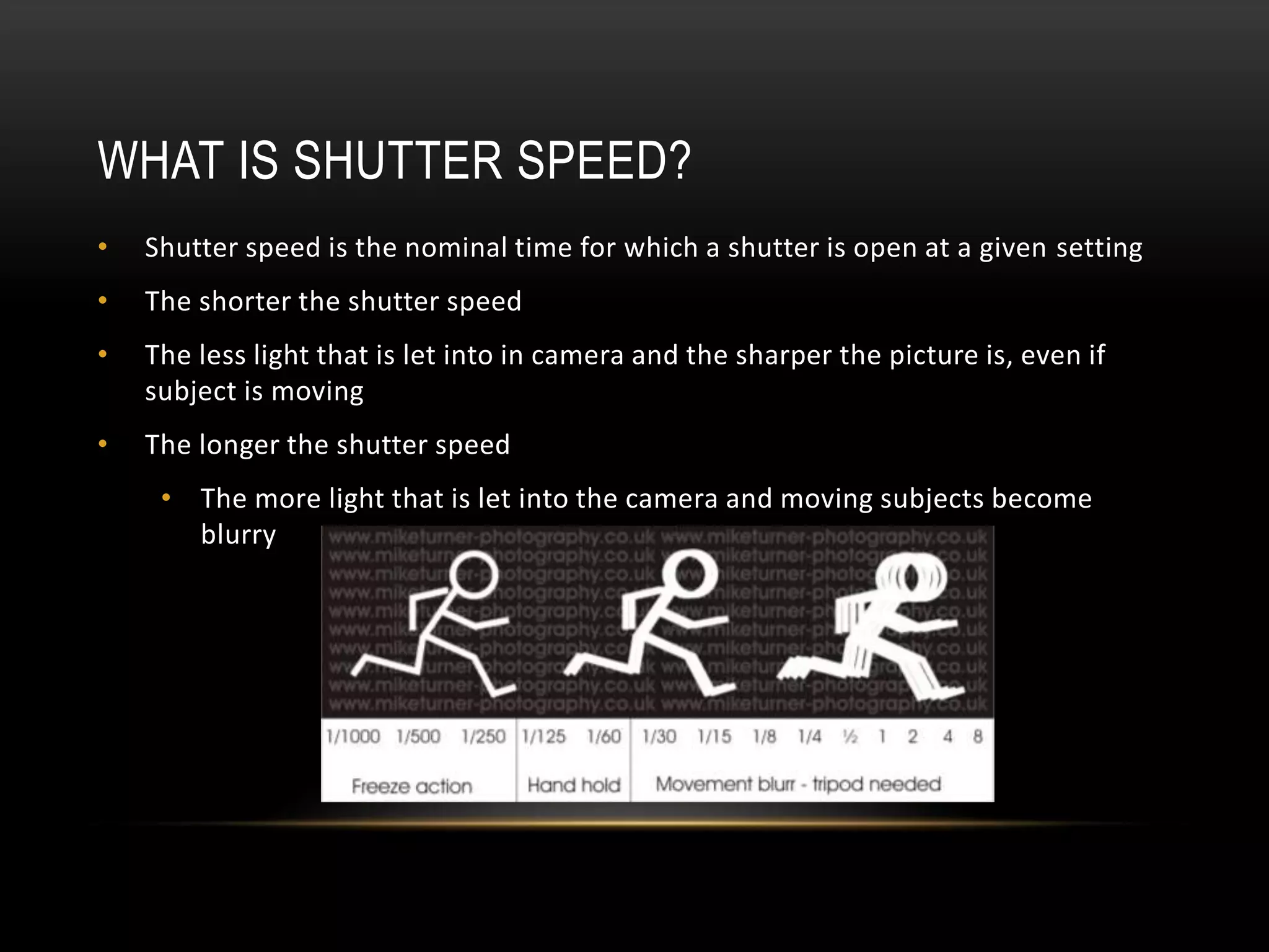 Shutter Speed | PPTX
