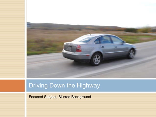 Shutter Speed Assignment | PPTX