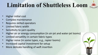 Presentation on Introduction to shuttle less loom.ppt