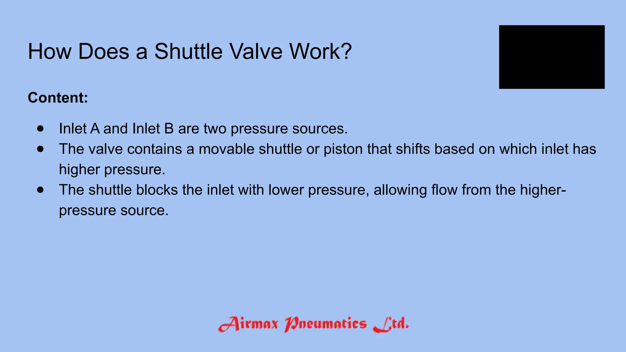 Shuttle Valve: A Comprehensive Guide to Its Function, Types, and ...