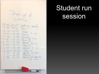 'Shut up and write!' Making academic writing social | PPTX