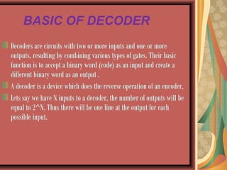 Decoder | PPT