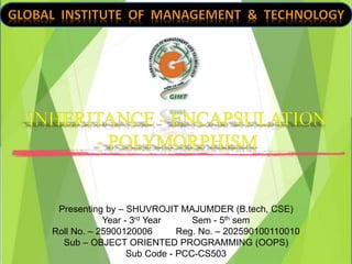 Shuvrojit Majumder . 25900120006 Object Oriented Programming (PCC-CS 503) ..pptx