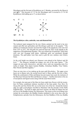 Shwedagon and kyaikhtiyoe | PDF | Buddhism | Religion & Spirituality