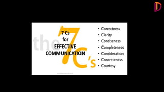 7Cs for communication by Shweta | PPT