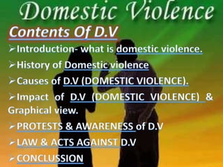 ppt on domestic violence | PPTX