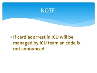 Shweta code blue | PPTX