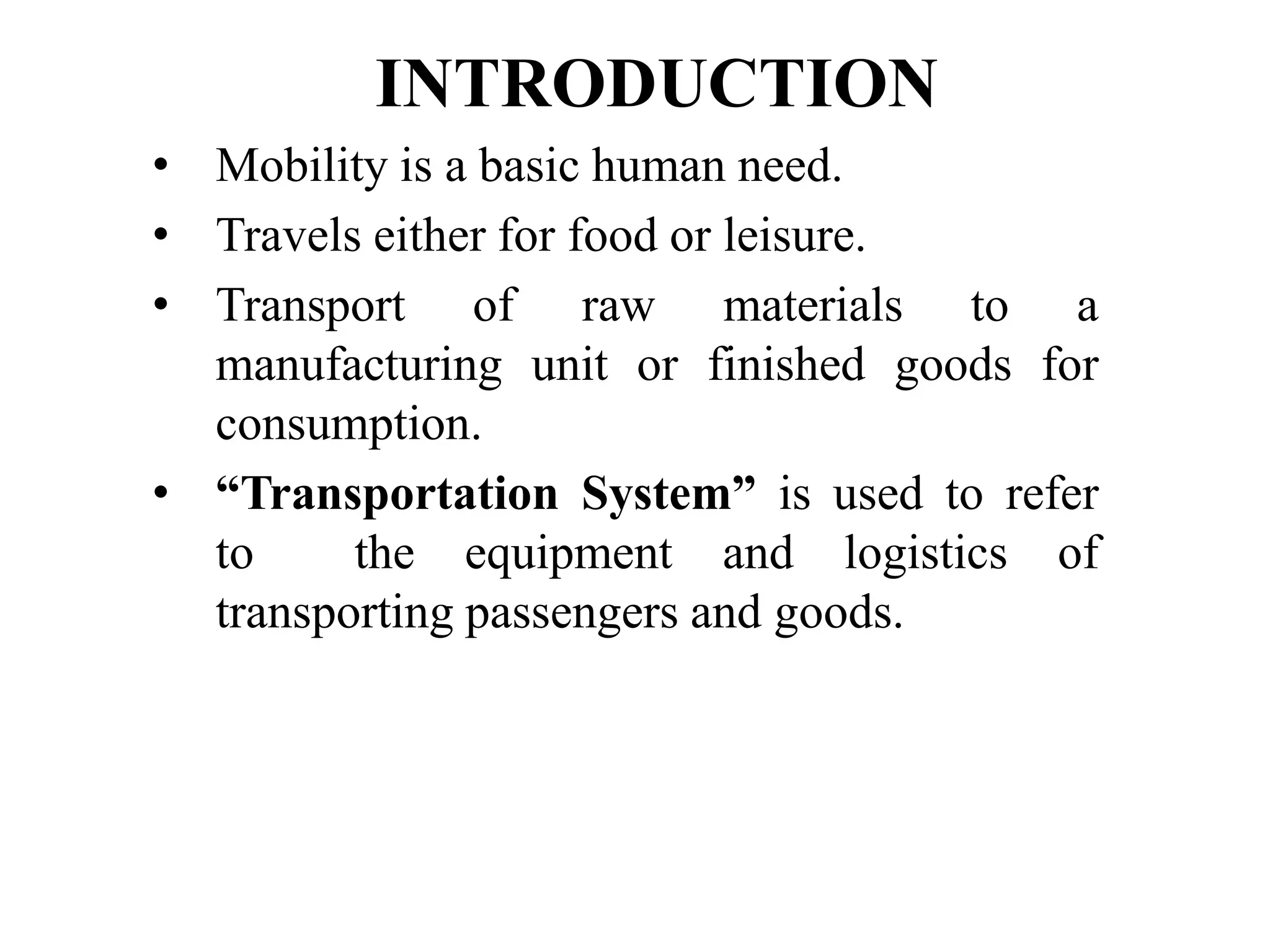 Principles of transportation engineering | PPTX