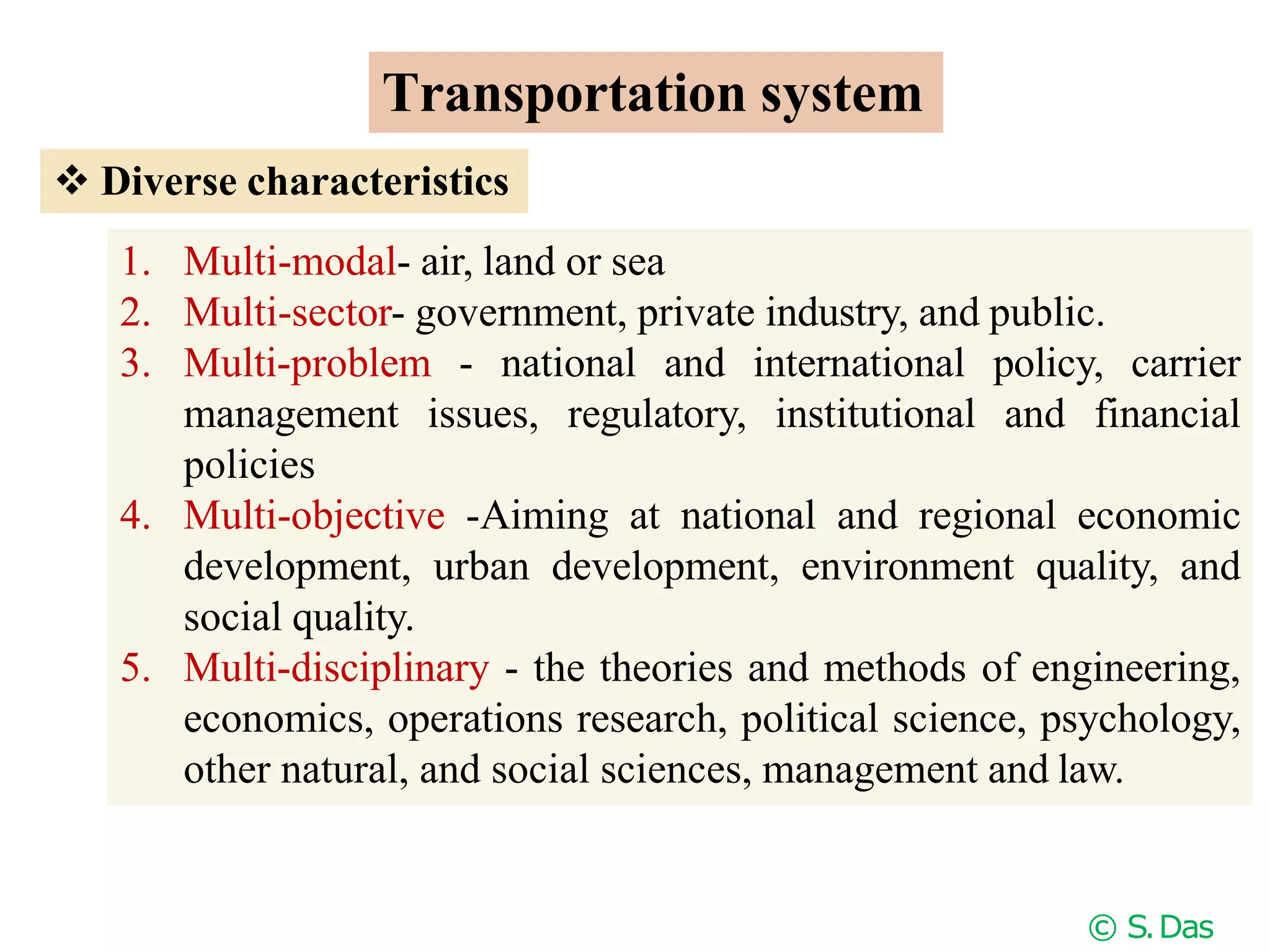 Principles of transportation engineering | PPTX