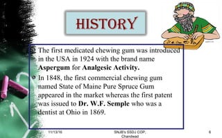 medicated chewing gum | PPT