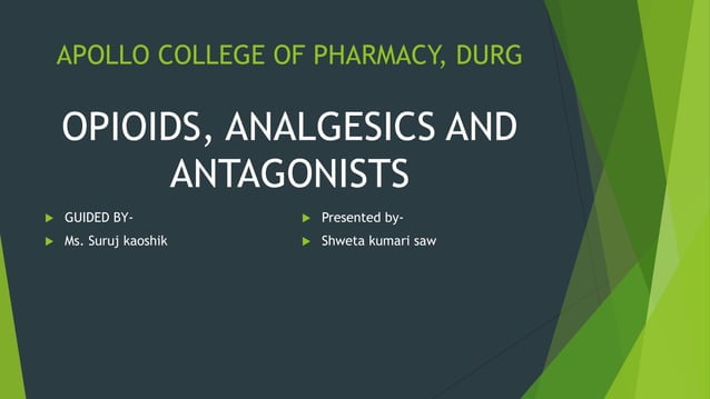 opioid antagonists | PPTX