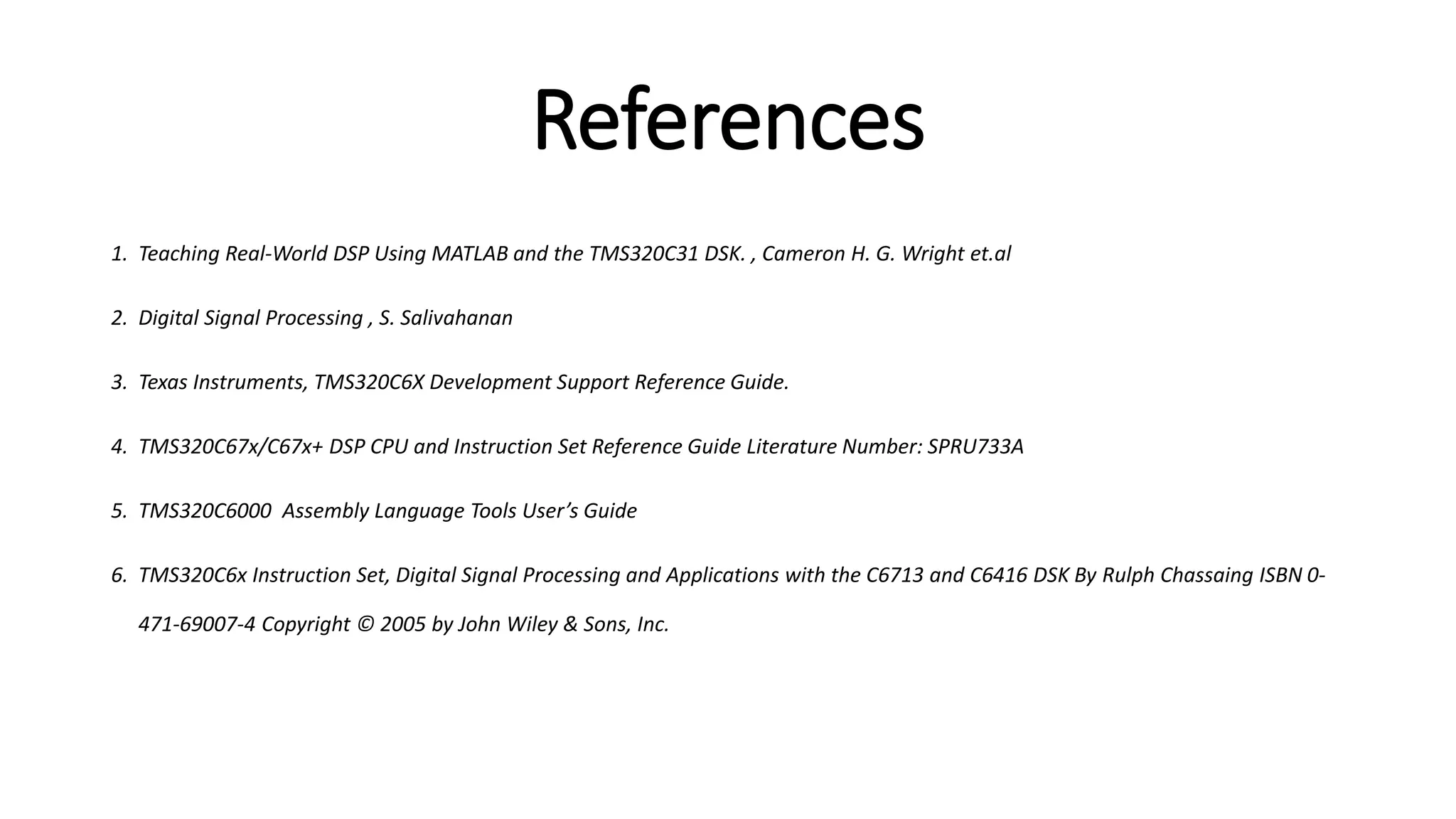 TMS320C6X Architecture | PPTX