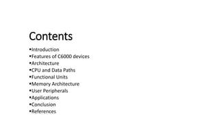 TMS320C6X Architecture | PPTX