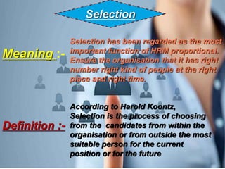 Recruitment and Selection in IHRM | PPTX