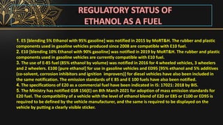 Ethanol production | PPTX
