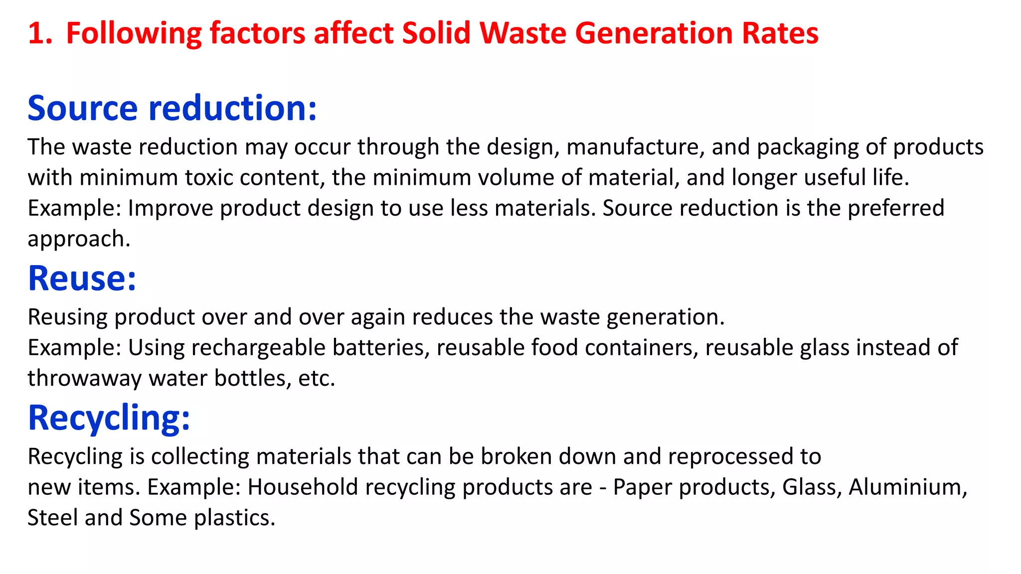 Solid and Hazardous Waste Management | PPTX