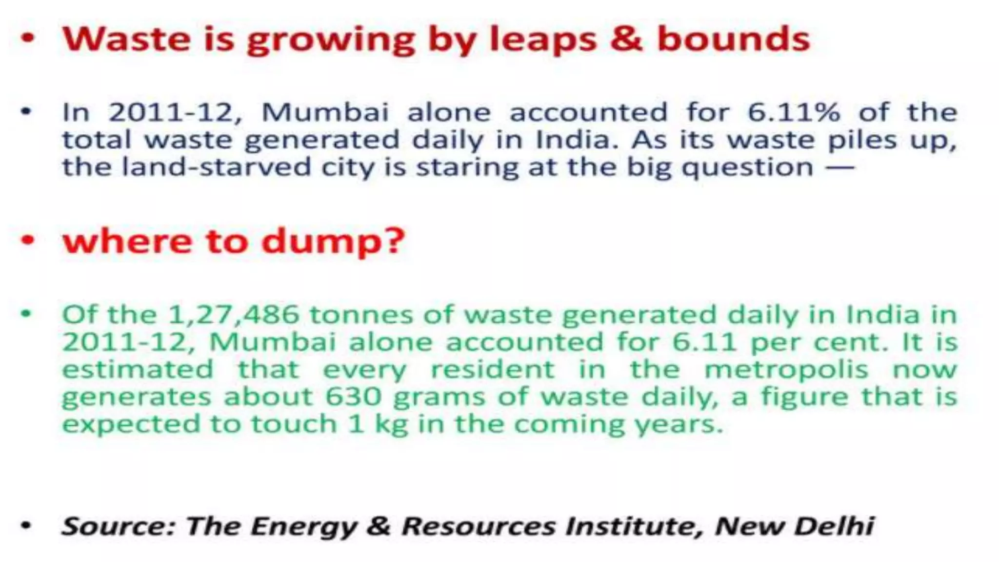 Solid Waste Characterization and Waste Processing | PPTX