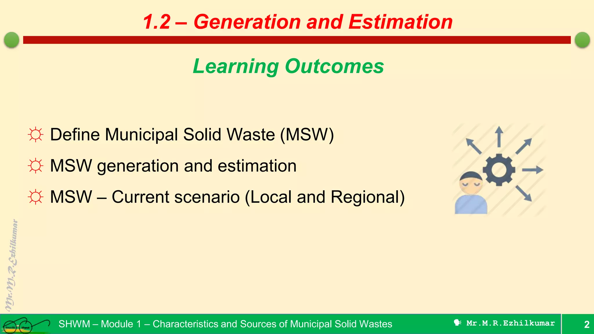 Generation & Estimation - Municipal Solid Wastes | PDF