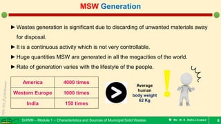 Generation & Estimation - Municipal Solid Wastes | PDF
