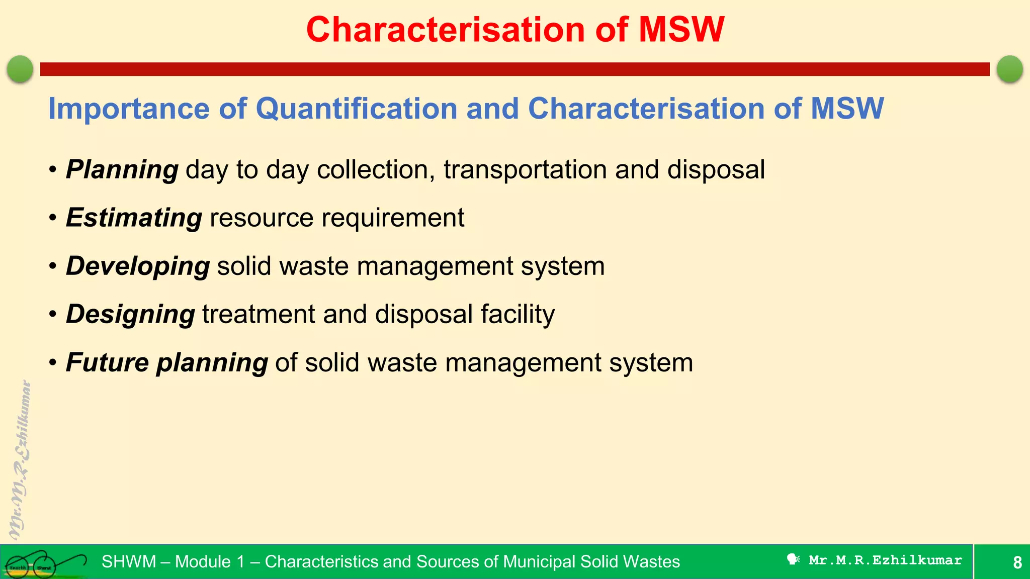 Sampling Protocols - Municipal Solid Wastes | PDF