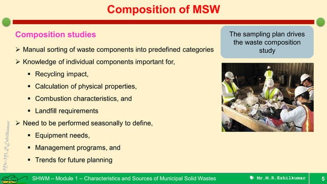 Sampling Protocols - Municipal Solid Wastes | PDF