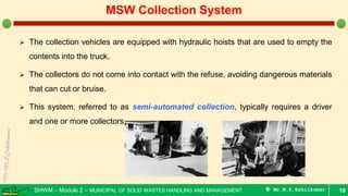 Collection services & Frequency of collection - Municipal Solid Wastes ...
