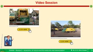 Collection services & Frequency of collection - Municipal Solid Wastes ...