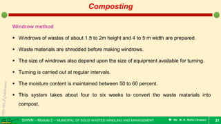 Principles of aerobic and anaerobic composting - Municipal Solid Wastes ...