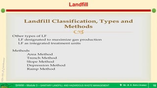 Landfill classification | PDF