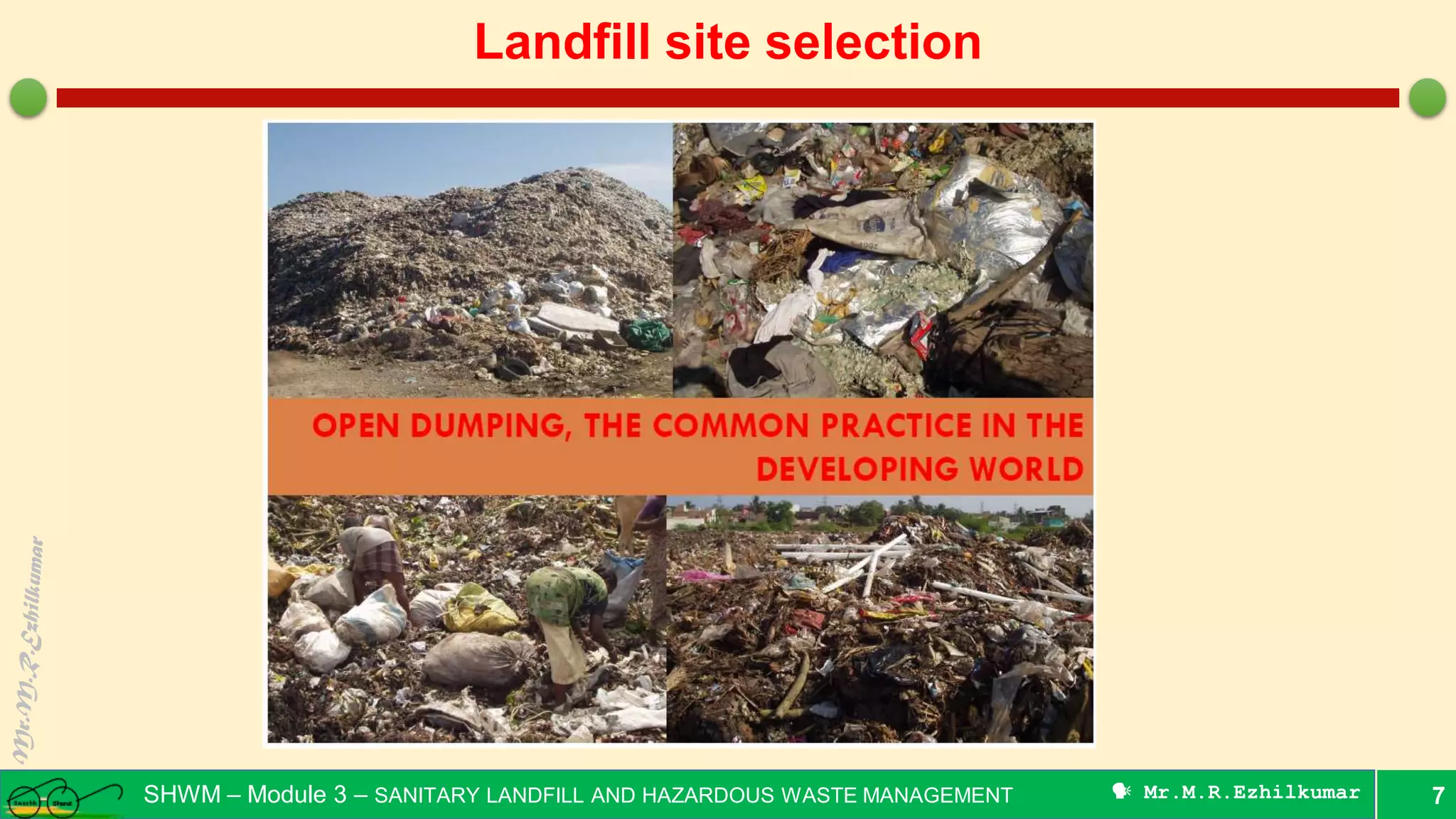 Landfill Site selection | PDF