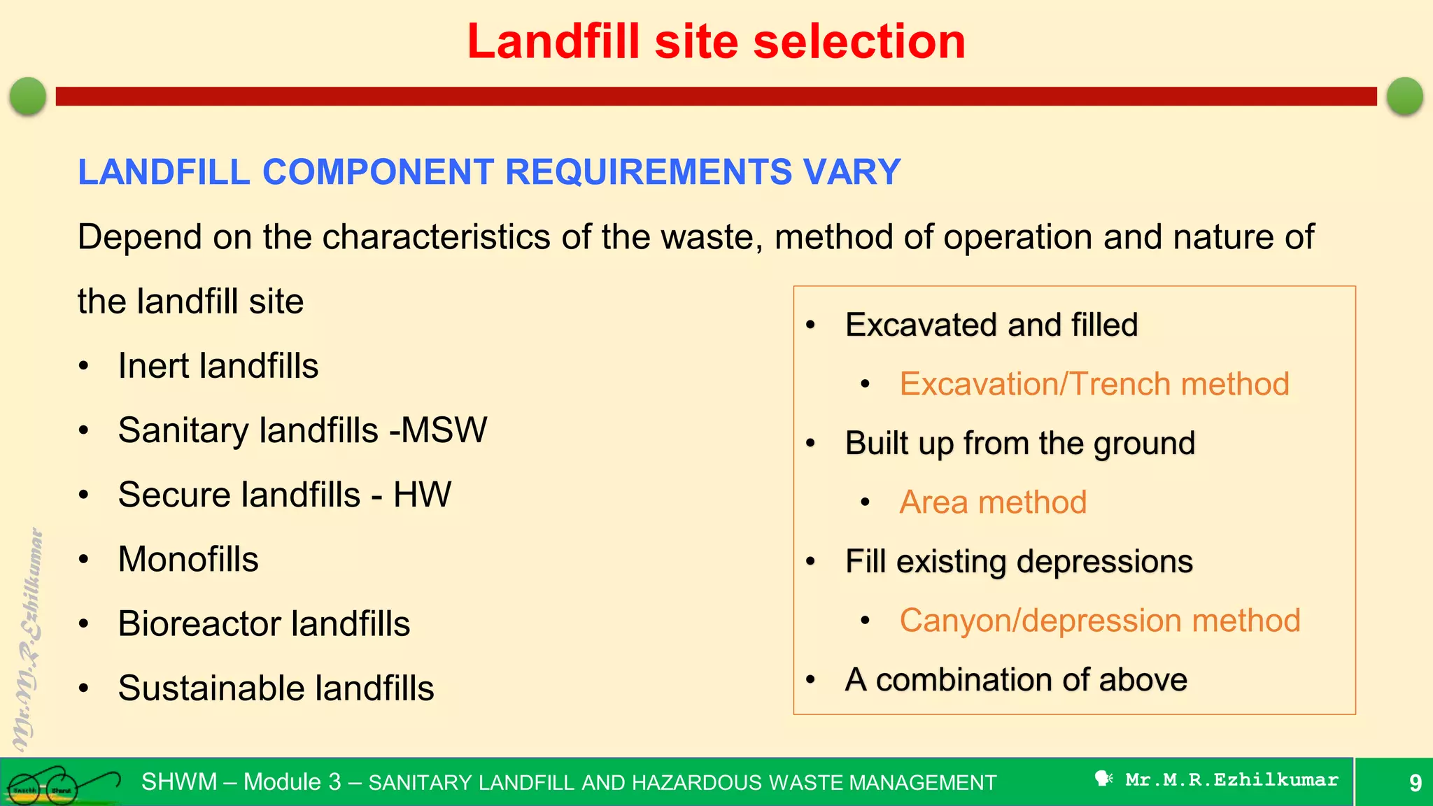 Landfill Site selection | PDF