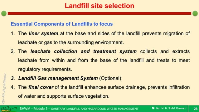 Landfill Site selection | PDF