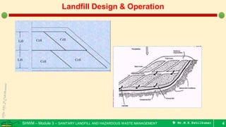 Preliminary design and operation of sanitary landfill | PDF