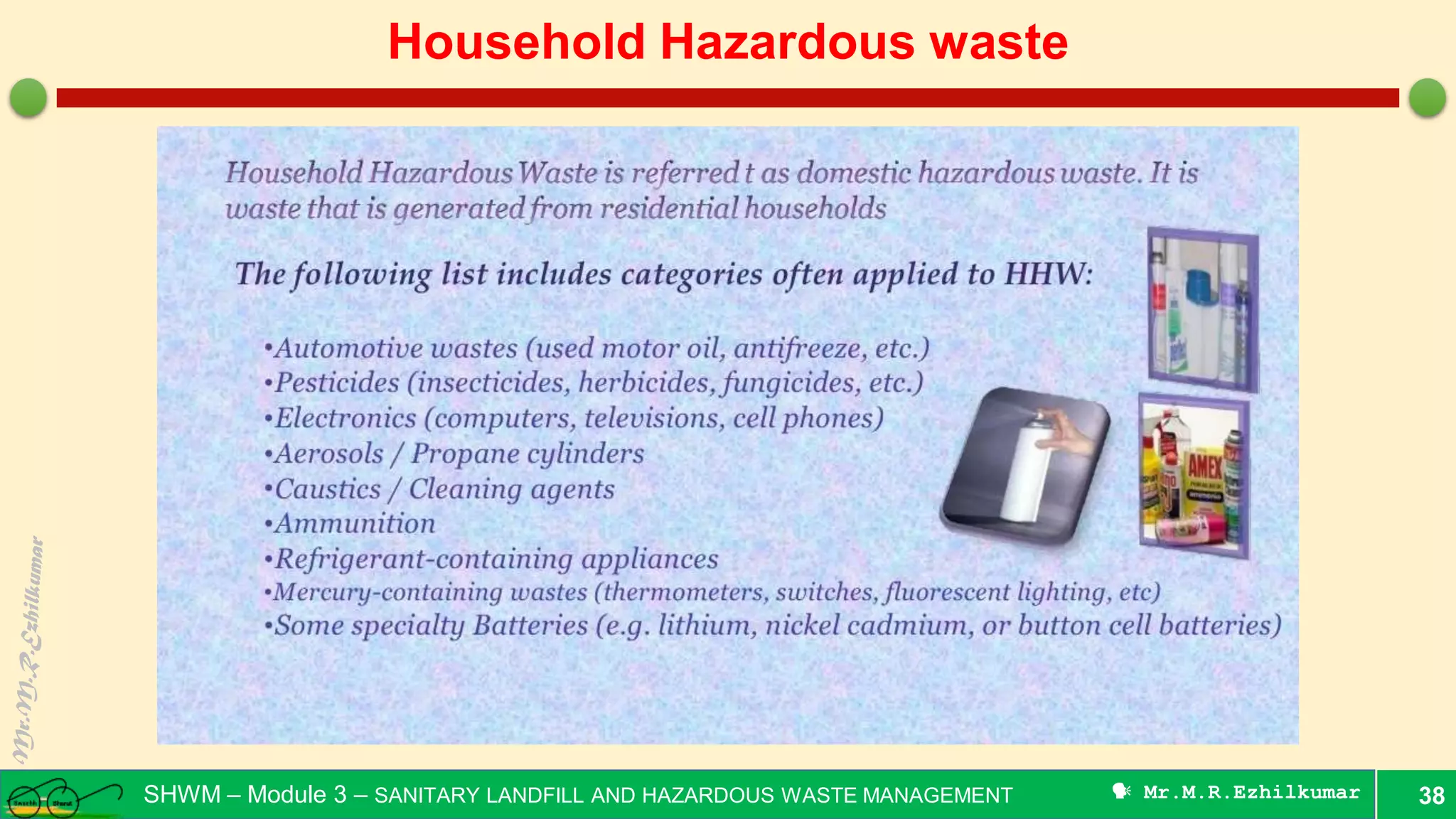 Hazardous wastes - types & sources | PDF