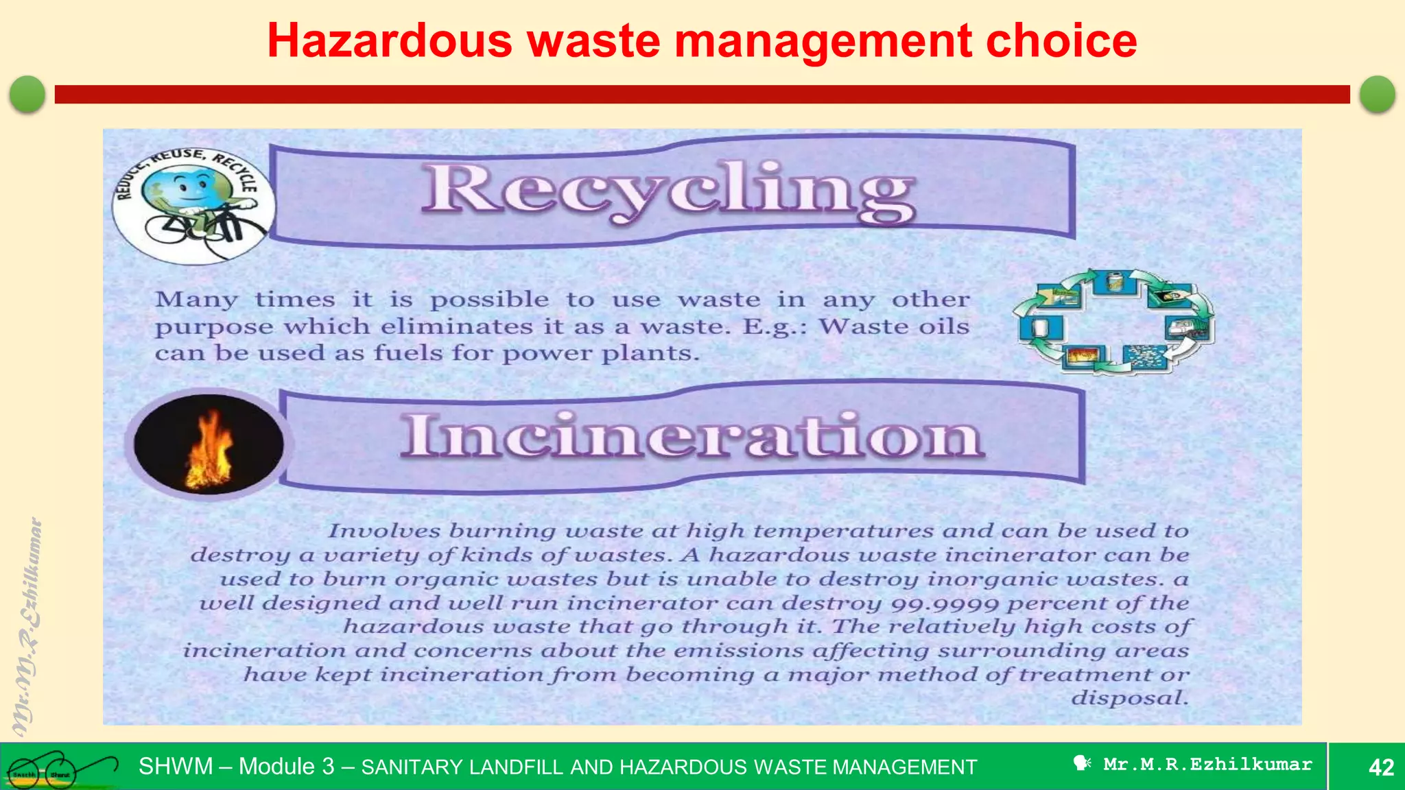 Hazardous wastes - types & sources | PDF
