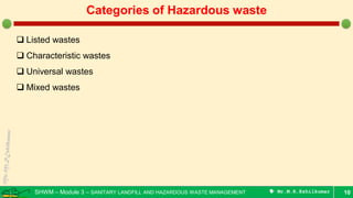 Hazardous wastes - types & sources | PDF