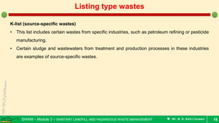 Hazardous wastes - types & sources | PDF